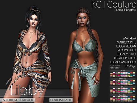 Second Life Marketplace - *DEMO* -KC- LIBBY SET / 39 TEXTURES FATPACK